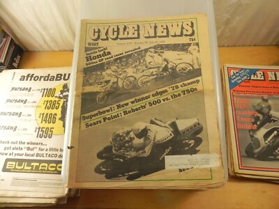CYCLE NEWS Motorcycle Newspaper WEST - July 25, 1979 - Honda | eBay