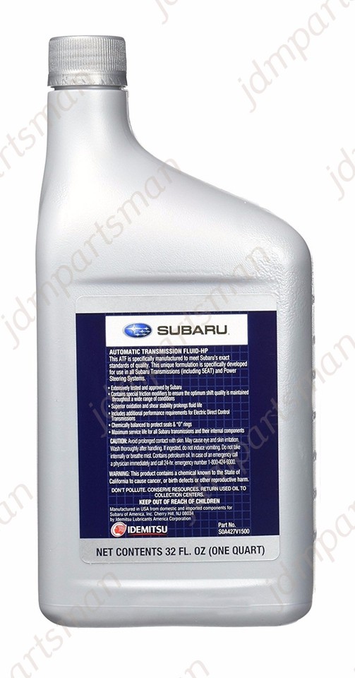 1 Quart GENUINE ATF Power Steering Fluid SOA868V9241 (Red Color) (for ...