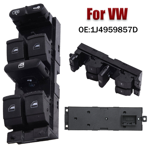 ABS Car Window Master Control Switch 1J4959857D For VW Golf Jetta ...
