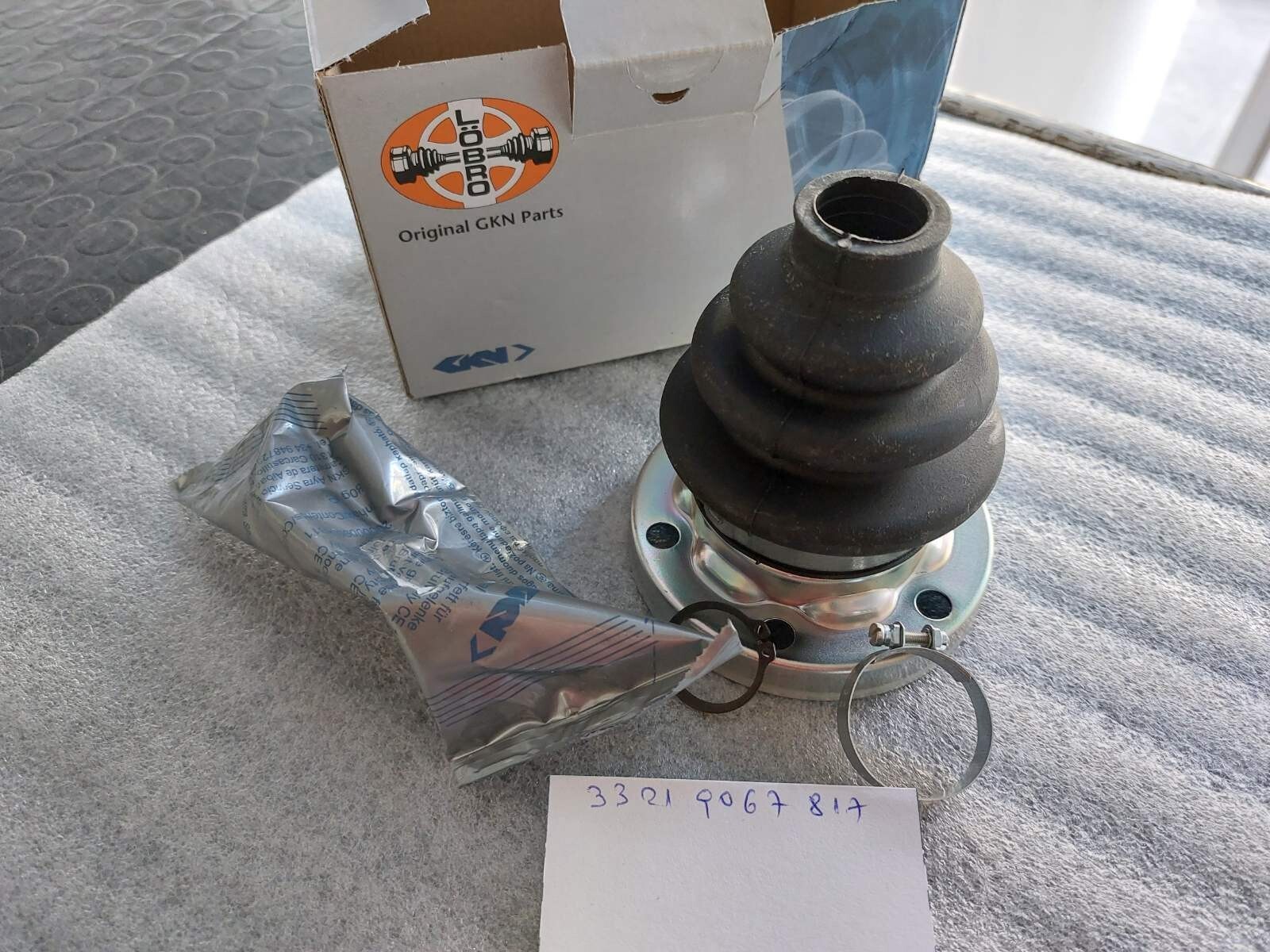 BMW 3 E36 Rear Outer Drive Shaft Boot Repair Kit 33219067817 Genuine ...