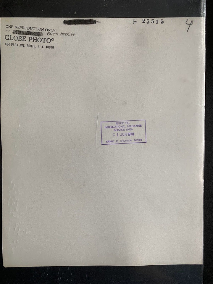 JOHN WAYNE Rare VINTAGE Original Press Photo by BETH KOCH Dated 1 JUN ...