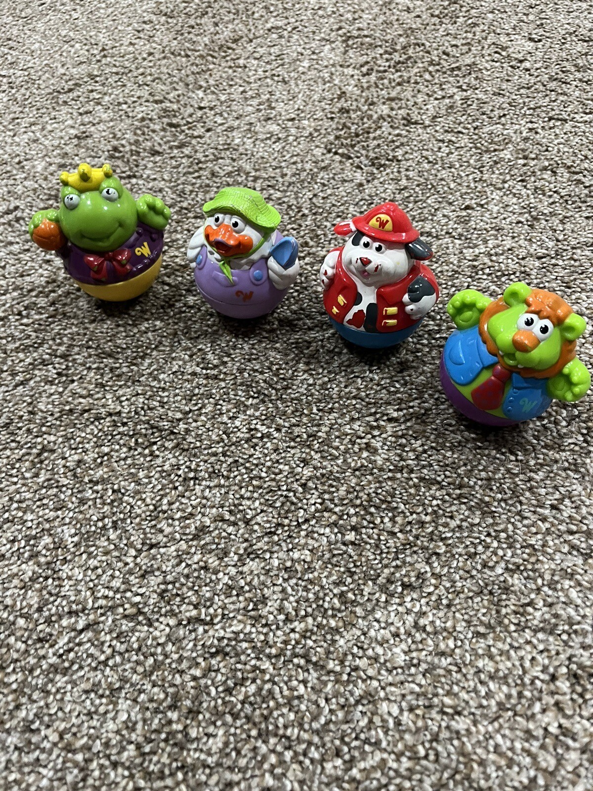 Vintage Playskool Weebles Wobble Figures Lot of 4 Animals Characters | eBay