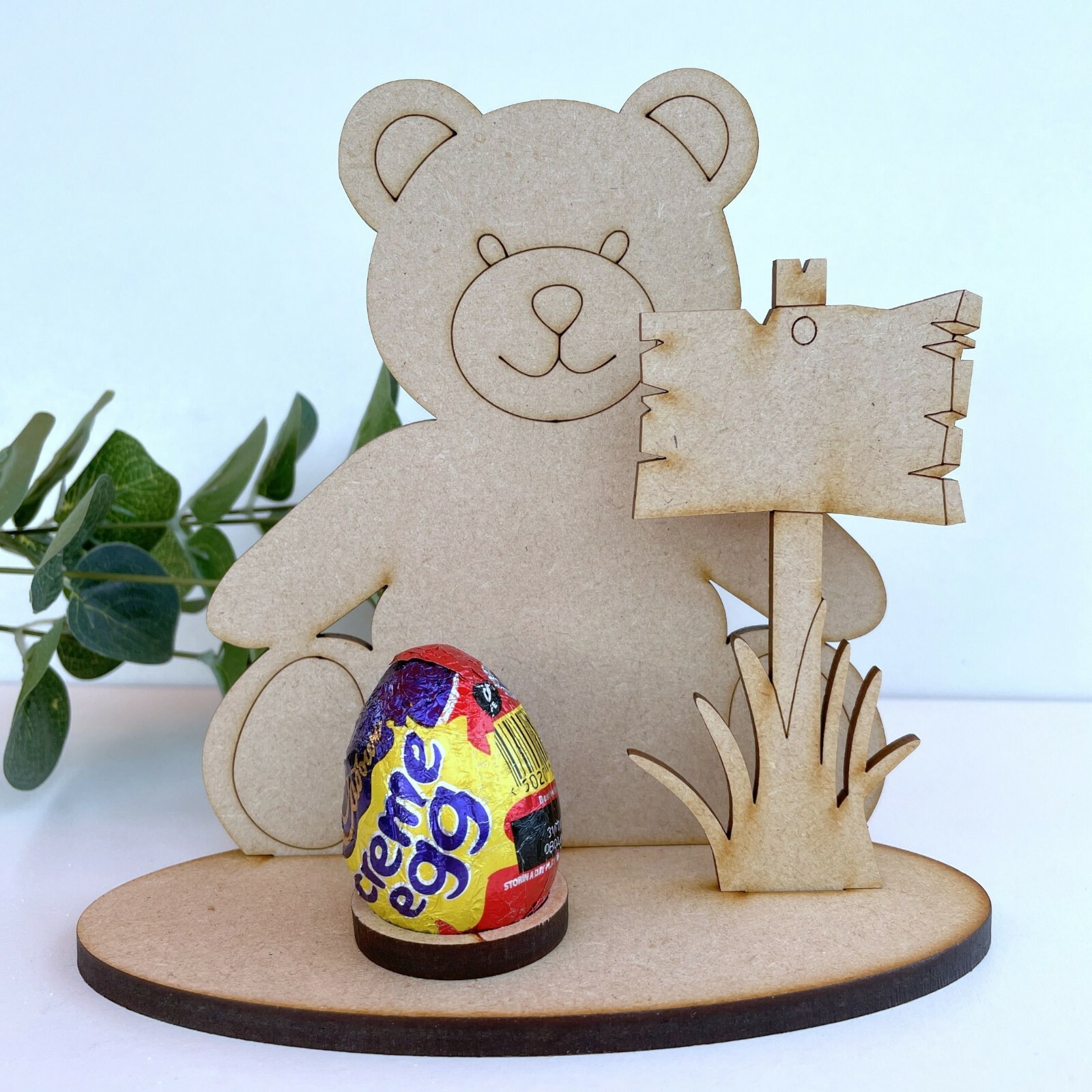 MDF Easter Egg Holder Chocolate Eggs Wooden Craft Kit Easter Egg Holder | eBay UK