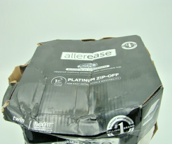 Allerease Platinum Temp Balancing Zip-Off Top Mattress Protector Twin NIB DMG | eBay
