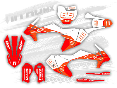 NitroMX Graphics Kit for KTM SX 65 SX65 2016 2017 2018 2019 2020 2021 ...