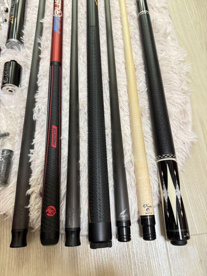 MEZZ Exceed Billiard Cue Set Cue Case Red Color Used From Japan | eBay