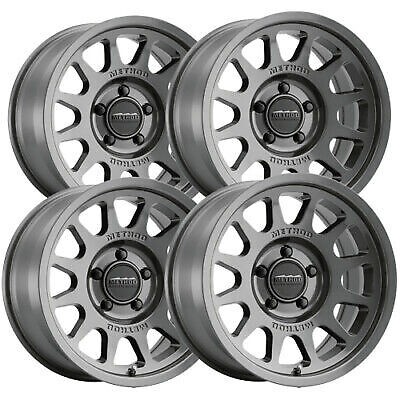 (Set of 4) Method MR703 Bead Grip 17x8.5 5x150 +35mm Gunmetal Wheels ...