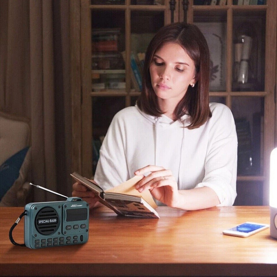 Portable FM Radio Digital Stereo Speaker Player for Travel | eBay UK
