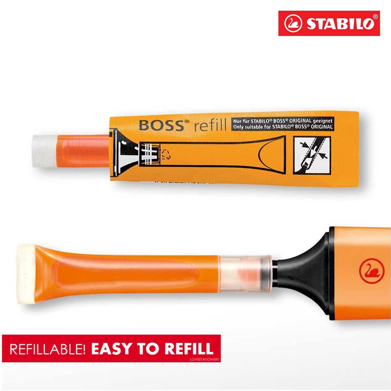 Stabilo Boss Refills Highlighter Pens Colours Continuing to fill ...
