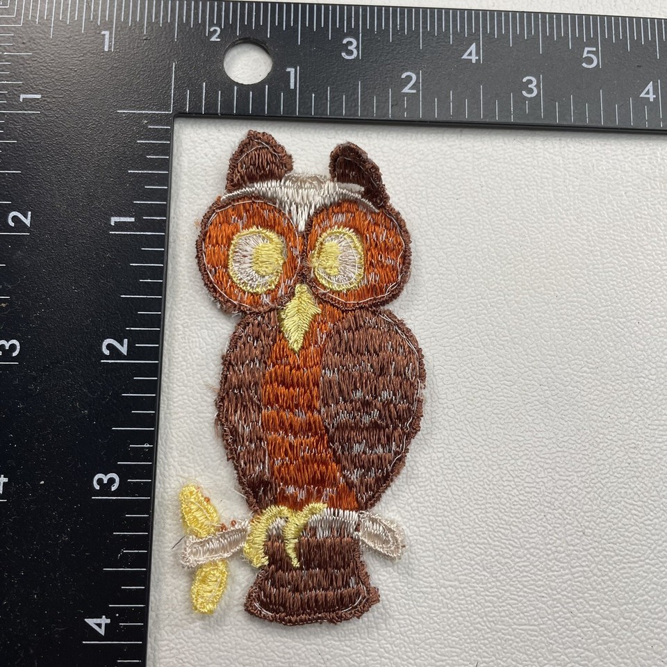 Vtg Perched OWL Patch 00XN | eBay