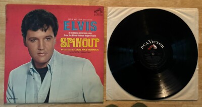 33 12" LP ELVIS PRESLEY SPINOUT BLACK LABEL LPM 3702 MONO | eBay