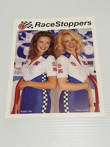 Vintage 1999 Union 76 RaceStoppers Nascar Postcard / Handout | eBay