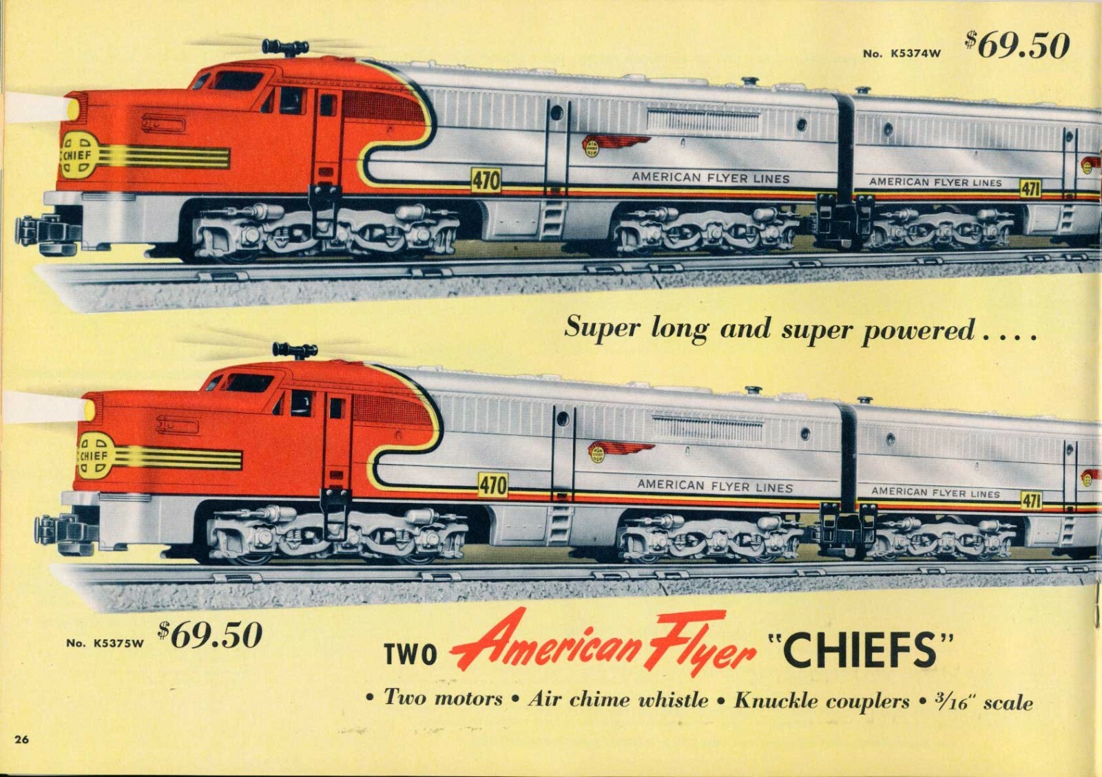 1953 American Flyer Trains, Gilbert Toy, Erector sets Catalog ...