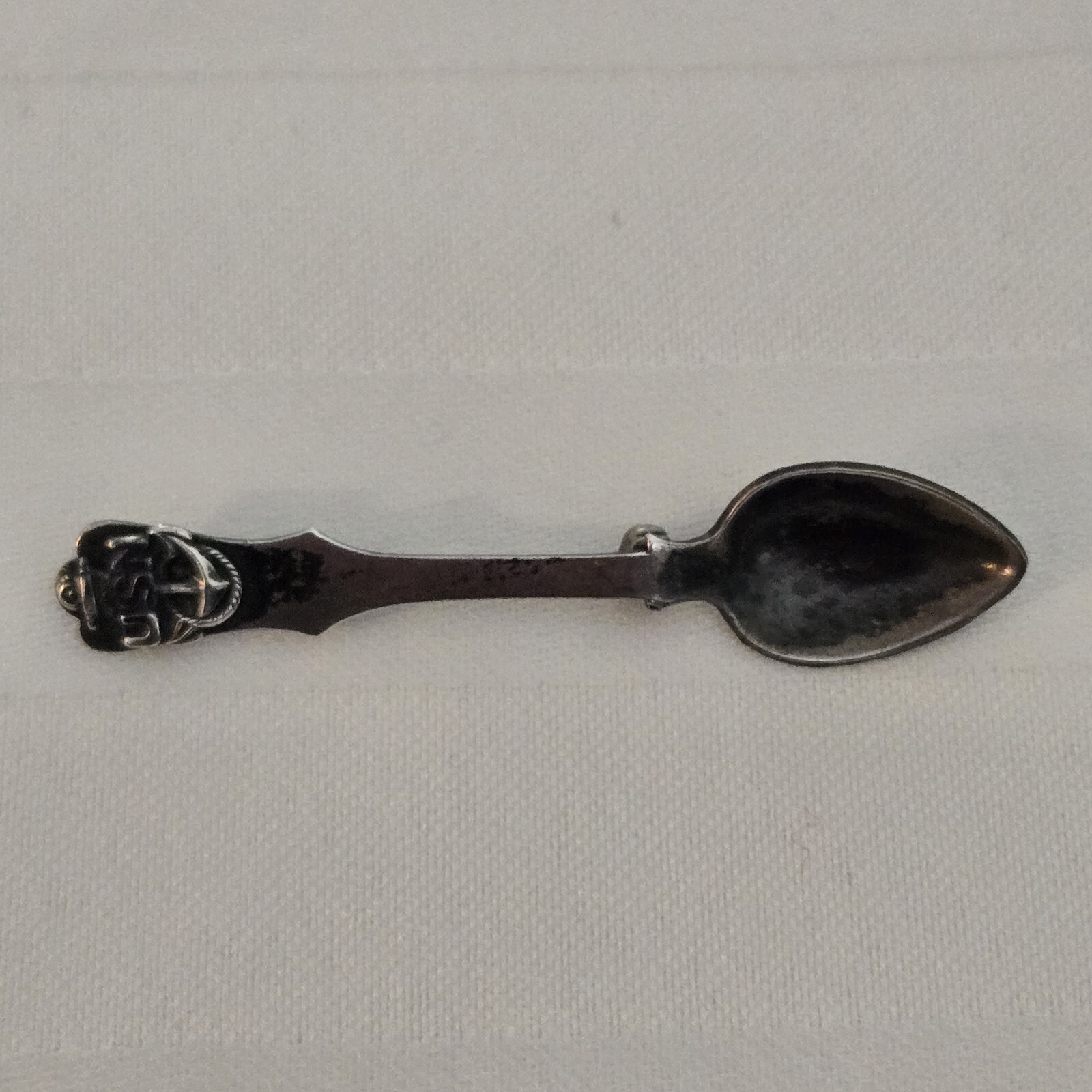Vintage US Navy Sterling Spoon Pin - Gem