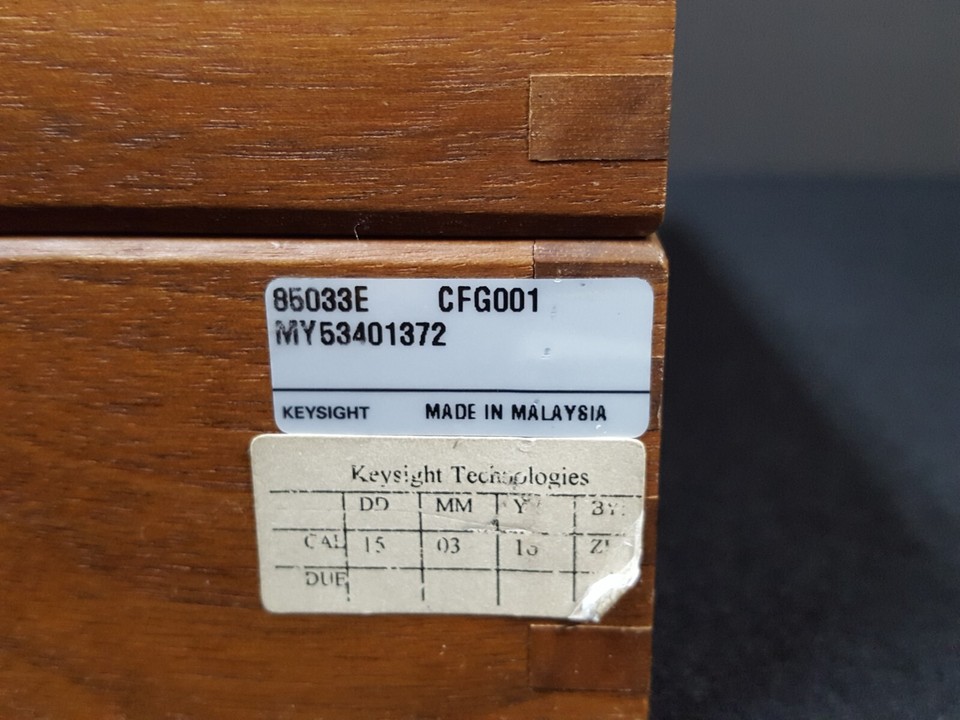 Keysight 85033E: 3.5mm Calibration Kit, Includes male OSL only (1372 ...