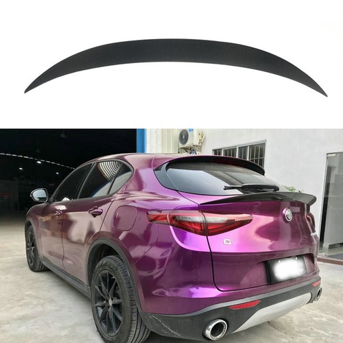 REAL Carbon Fiber Trunk Rear Spoiler Wing For Alfa Romeo Stelvio 17-21 ...