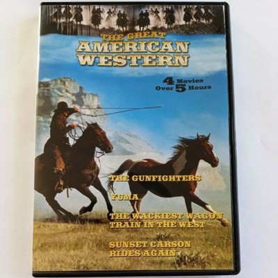 The Great American Western DVD 4 Movies: Yuma, The Gunfighters, Sunset ...