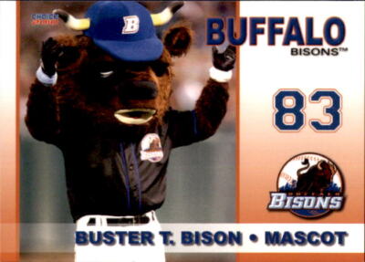 2010 Buffalo Bisons Choice #30 Buster T. Bison MASCOT - NM Baseball ...