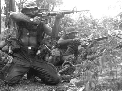 Vietnam Firefight Photo from Vietnam War US Army USMC Southeast Asia | eBay