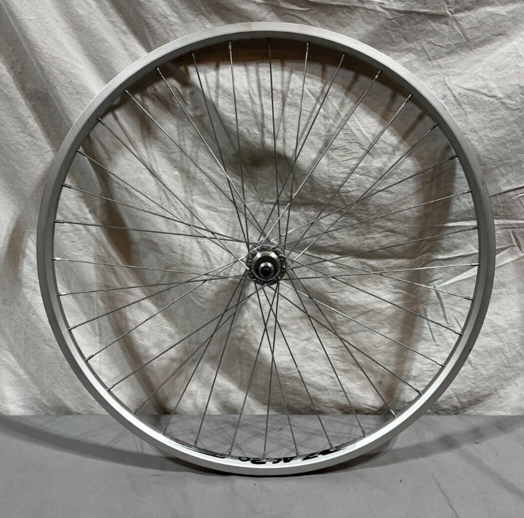 Weinmann ZAC 20 36-Spoke 26x1-3/8 Silver Aluminum Bolt-On Rear Wheel ...