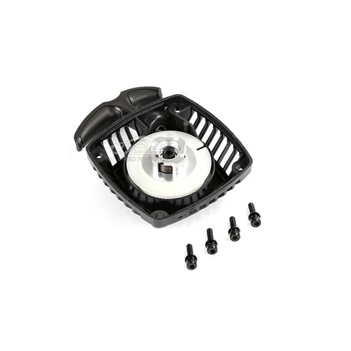 TSRC Easy Pull Starter With CNC Turbine silver for 32-36cc 1/5 HPI Baja ...