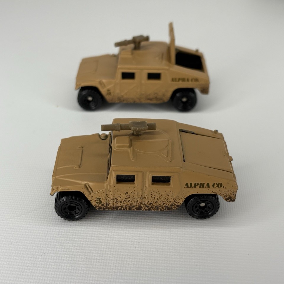 Mattel Matchbox 90's Army Bundle. Lot of 8. Missile Launcher, Humvee ...