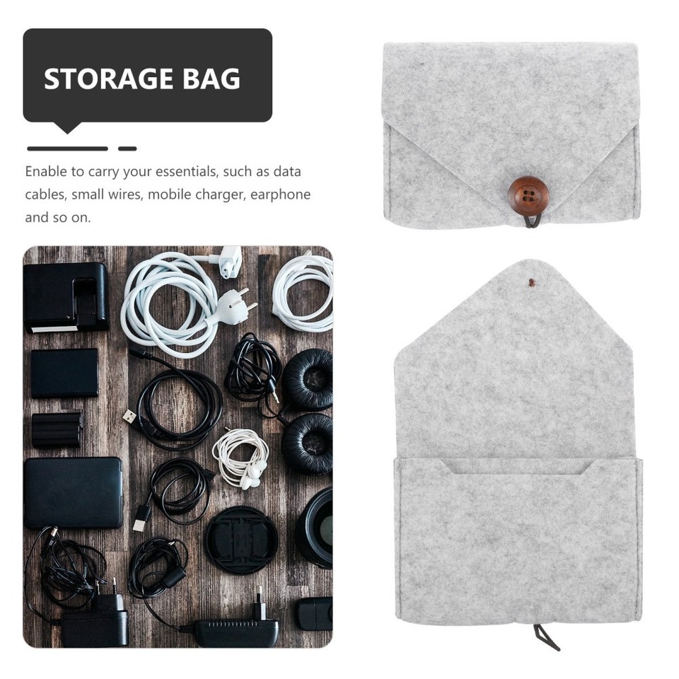 Electronic Storage Bag Travel Bags Carrying Case Power Bank Pouch ...