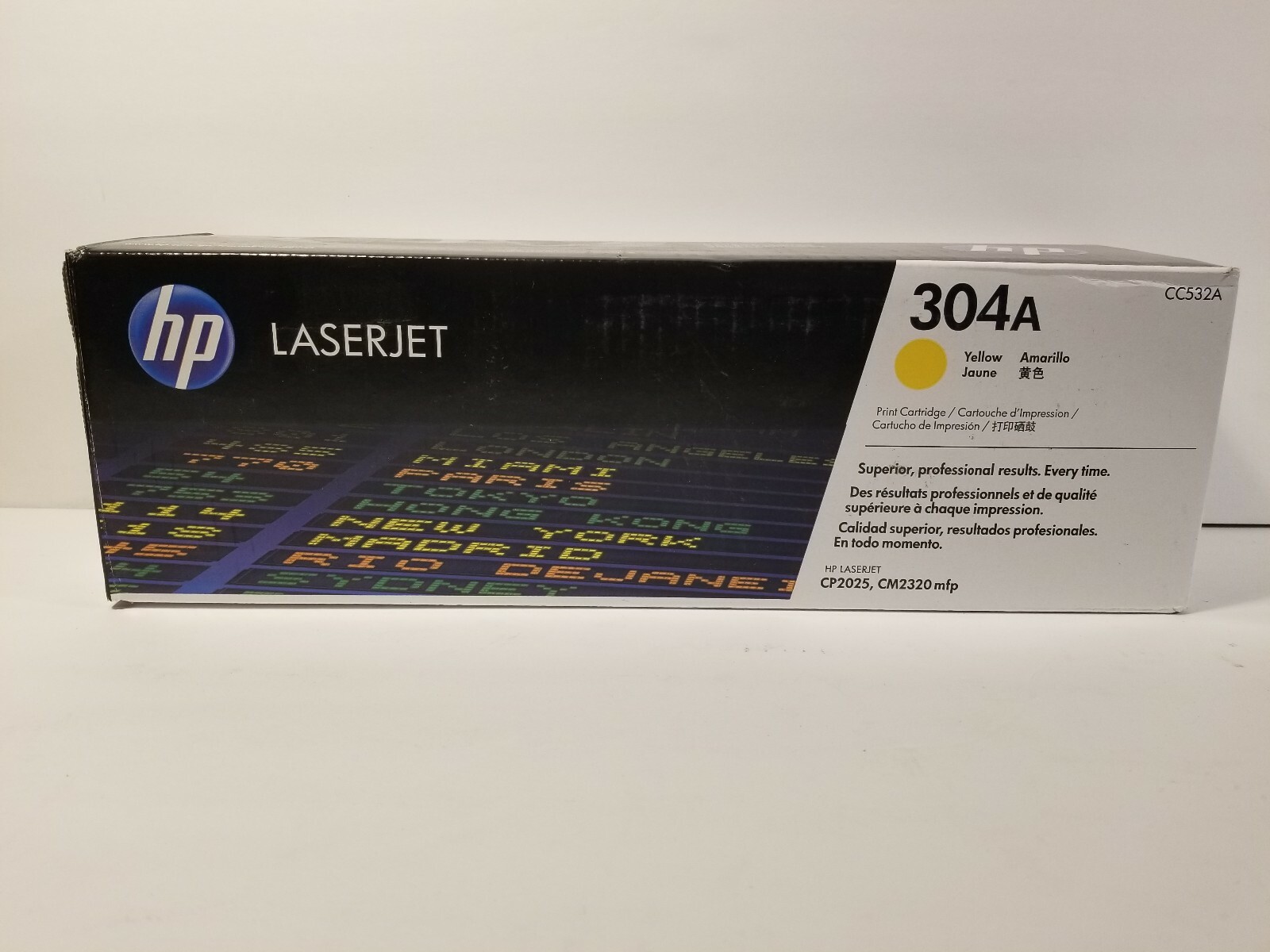 Genuine HP CC532A 304A Color LaserJet Yellow Cartridge Open box New ...