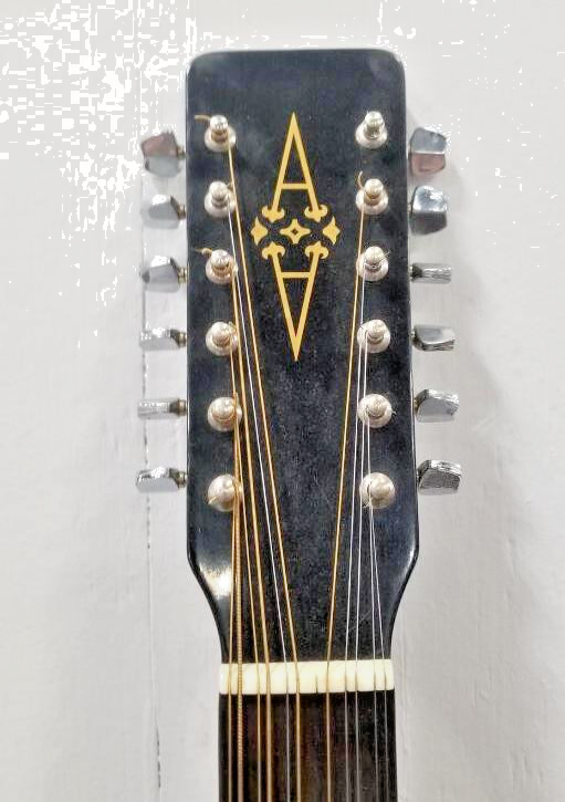 Alvarez 5214 12-String Acoustic Guitar ~ Small Bridge Crack * see photo ...