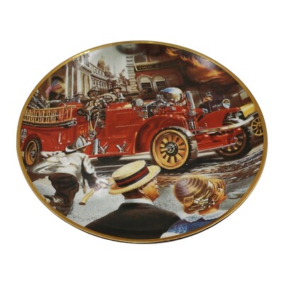 The National Fire Museum The 1922 Aherns-Fox Collector's Plate | eBay