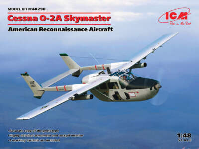 ICM Models 1/48 ICM Cessna O-2A Skymaster, American Reconnaissance ...