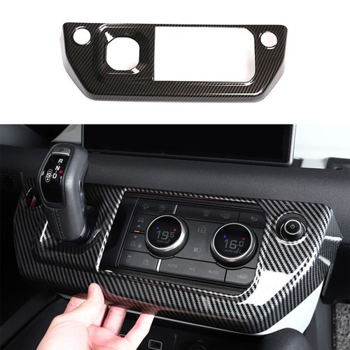 For Land Rover Defender 2020-2024 Carbon Fiber Console Gear Shift Cover ...