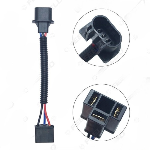 Car HID LED Bulb Headlight Plug Adapter H4 to H13 Connector Wiring ...