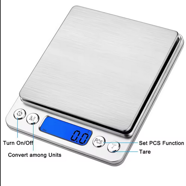Weight Scale Kitchen Jewelry Gold Grain Food Balance Weight Gram 2000g ...