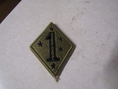 MILITARY PATCH USMC OCP MULTICAM HOOK & LOOP 1ST MARINE DIVISION GUADALCANAL | eBay