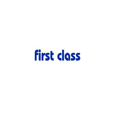 FIRST CLASS Self-Inking Stamp -Blue | eBay