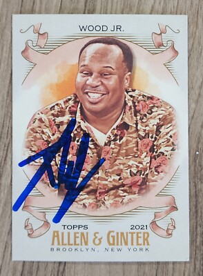 Roy Wood Jr Signed 2021 Allen & Ginter Card #203 Auto Actor Comedian ...