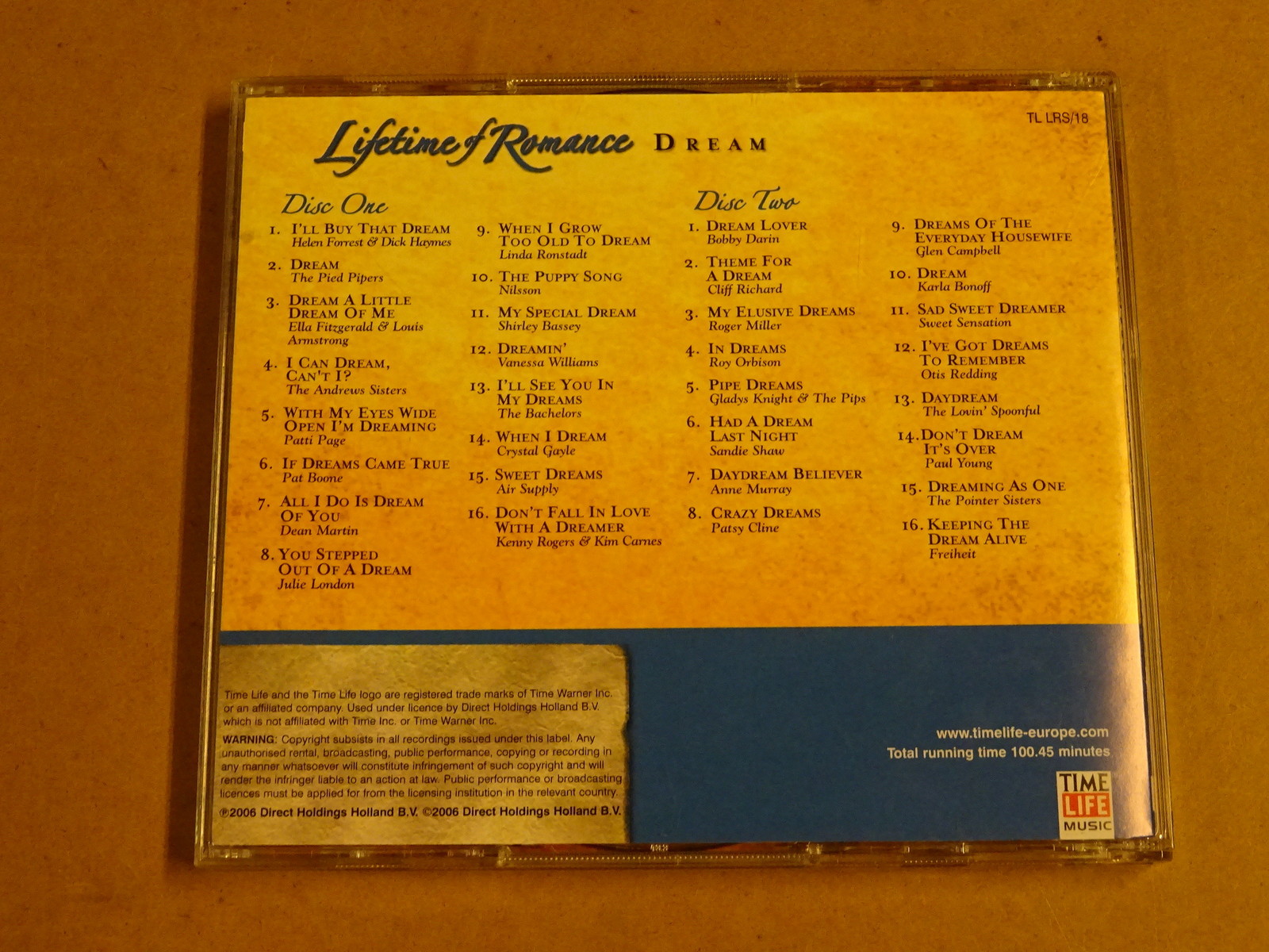 2-CD TIME LIFE MUSIC / LIFETIME OF ROMANCE - DREAM | eBay