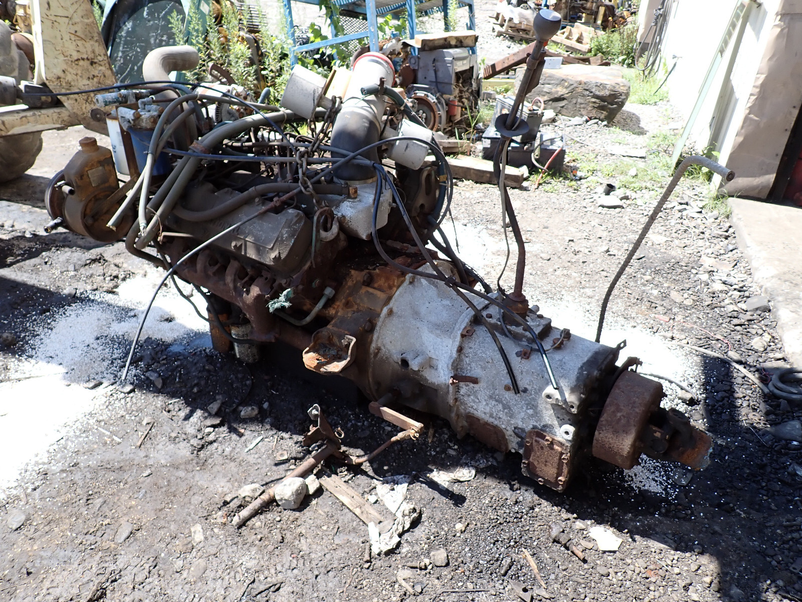 International 9 Liter Diesel Engine RUNS GOOD! VIDEO! 9.0L 9.0 Truck V8 ...