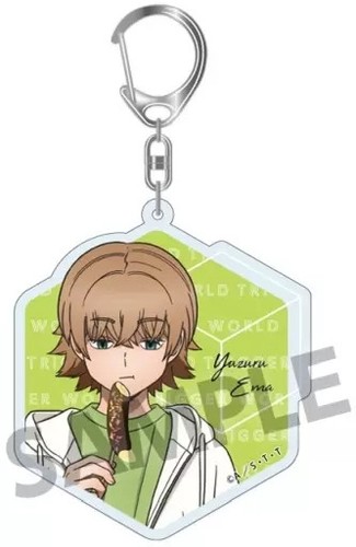 Keychain Ema Yuzuru World Trigger Original Trading Acrylic Daily Ver ...
