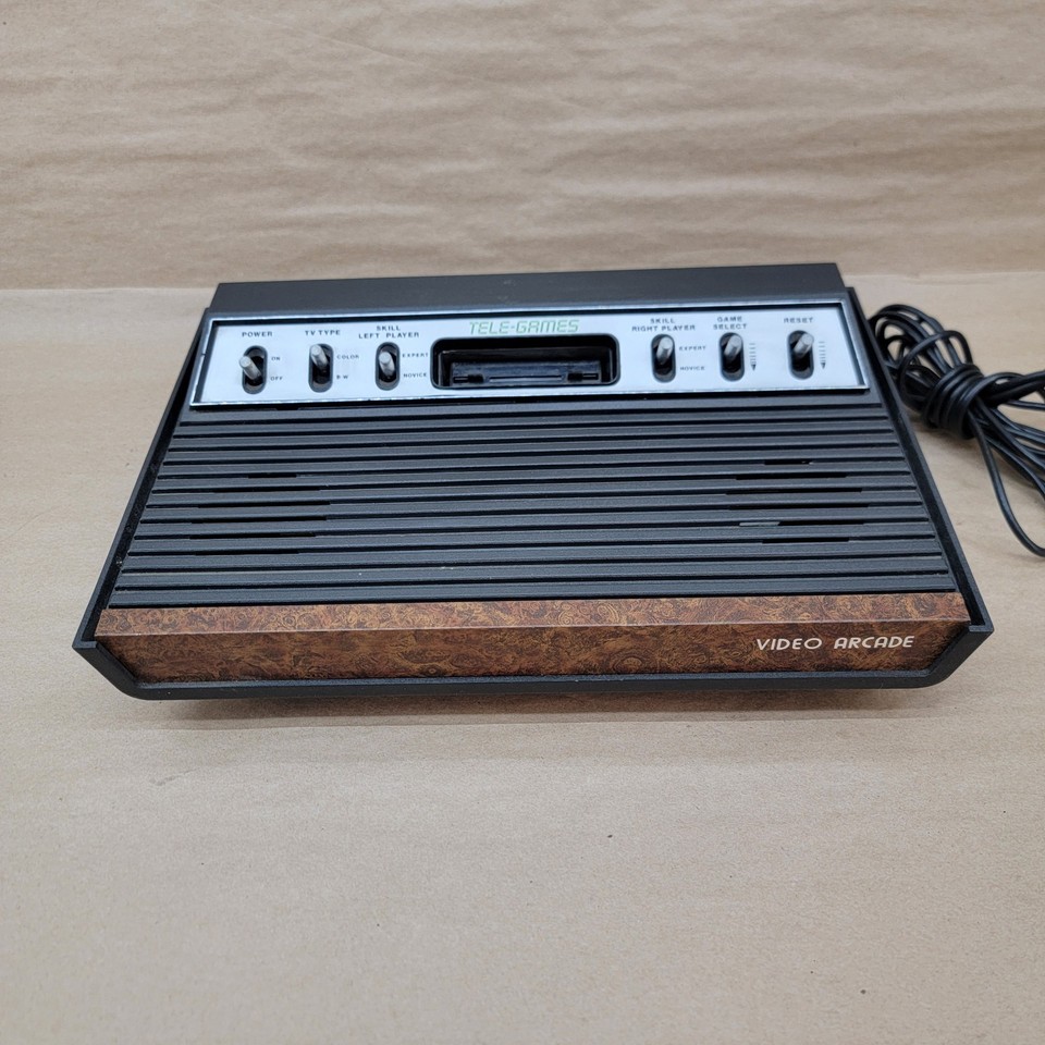 Atari Tele-Games 2600 Home Console W/ Controllers & Games No Power ...