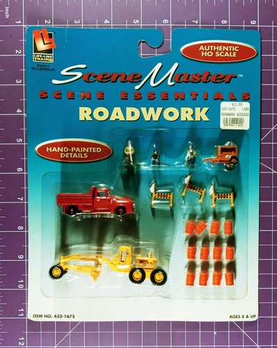 NIB HO scale Life Like Scene Master Roadwork Vehicles/figurines | eBay
