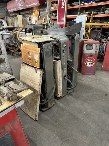 Gas Pumps, And Parts Lubesters Two Cigarette Display Cases New In The ...