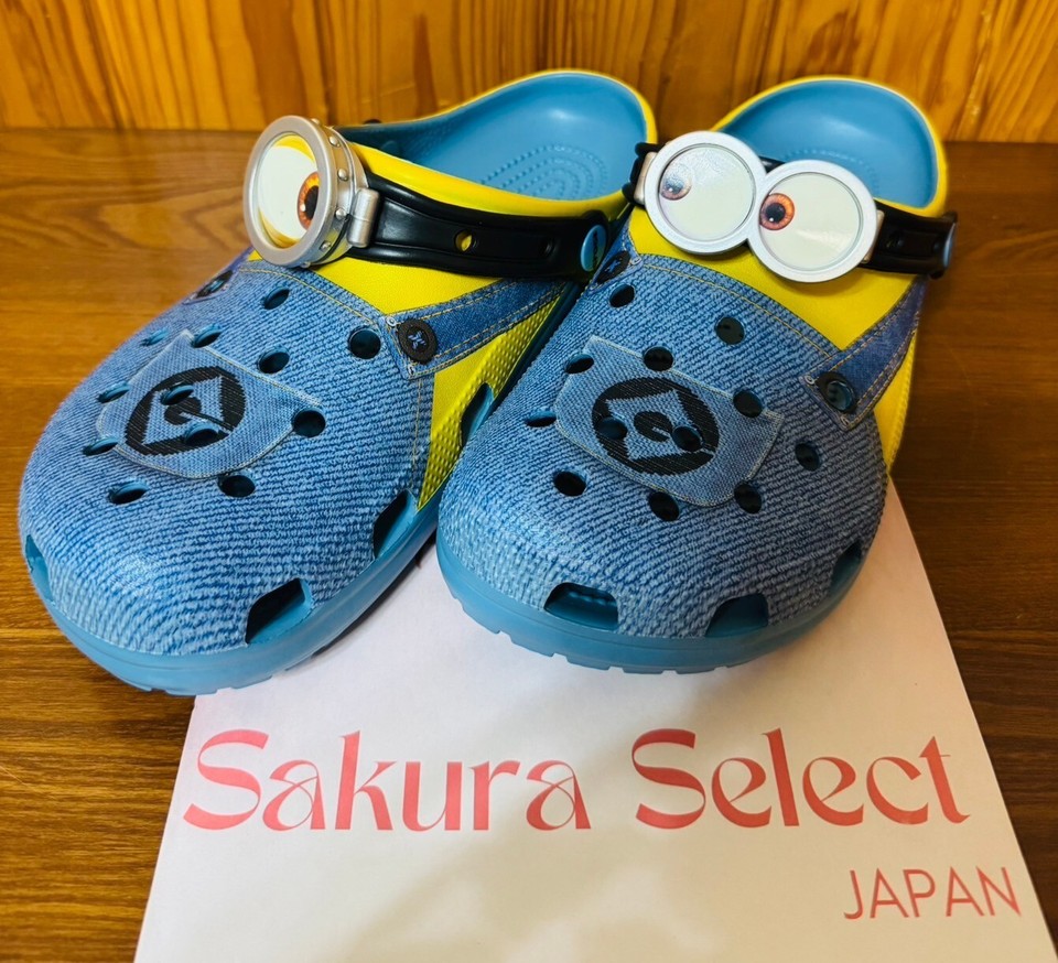 crocs Despicable Me Classic Clogs Minions Kids & Adult Size Unisex Slip ...