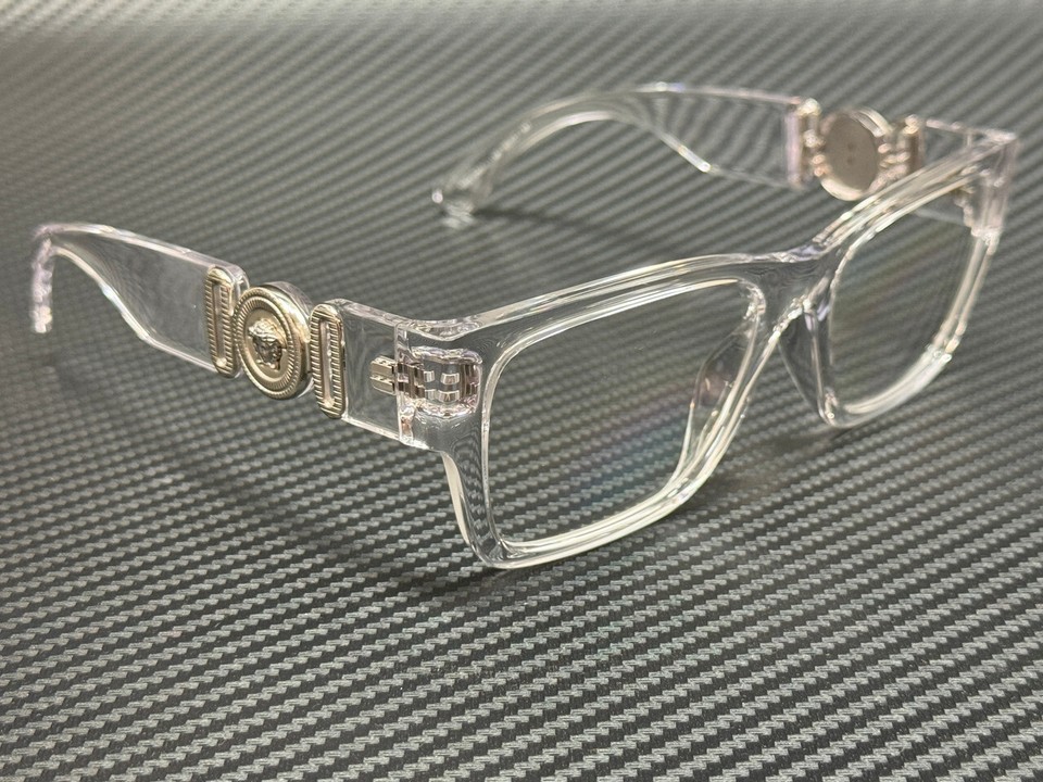 VERSACE VE3368U 148 Crystal Men's 53 mm Eyeglasses | eBay