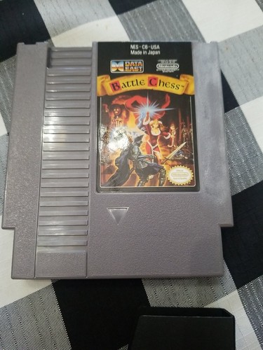 Battle Chess ORIGINAL NINTENDO NES GAME Tested ++ WORKING ++ AUTHENTIC ...