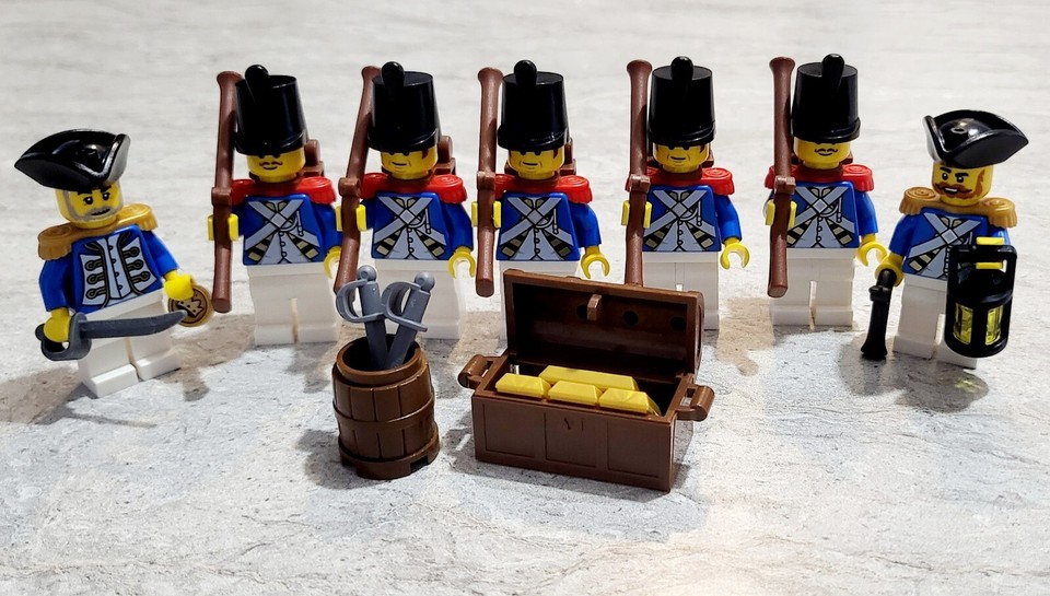LEGO *Brand New* Pirates x7 Imperial Soldiers Blue Coats Lot 10320 | eBay