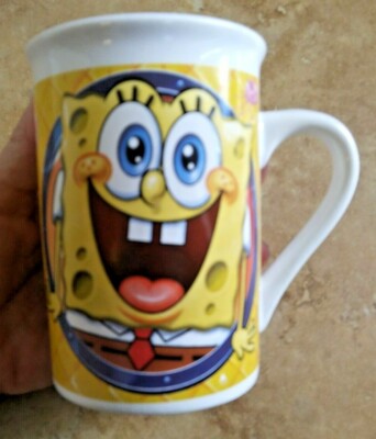 Spongebob Squarepants Coffee Mug Nickelodeon Viacom Two Face | eBay