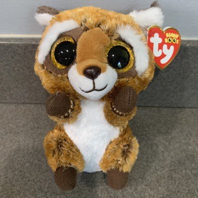 TY Beanie Boos 6" Rusty the Raccoon Plush Stuffed Animal Toy Ty Silk ...