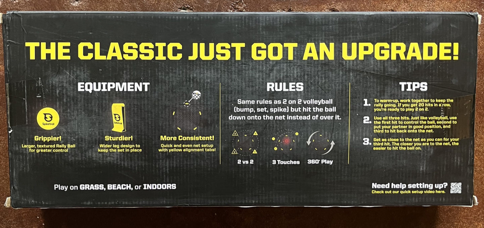 Spikeball The Weekender Set S-CM-042 Weekender Set, Black/Yellow | eBay